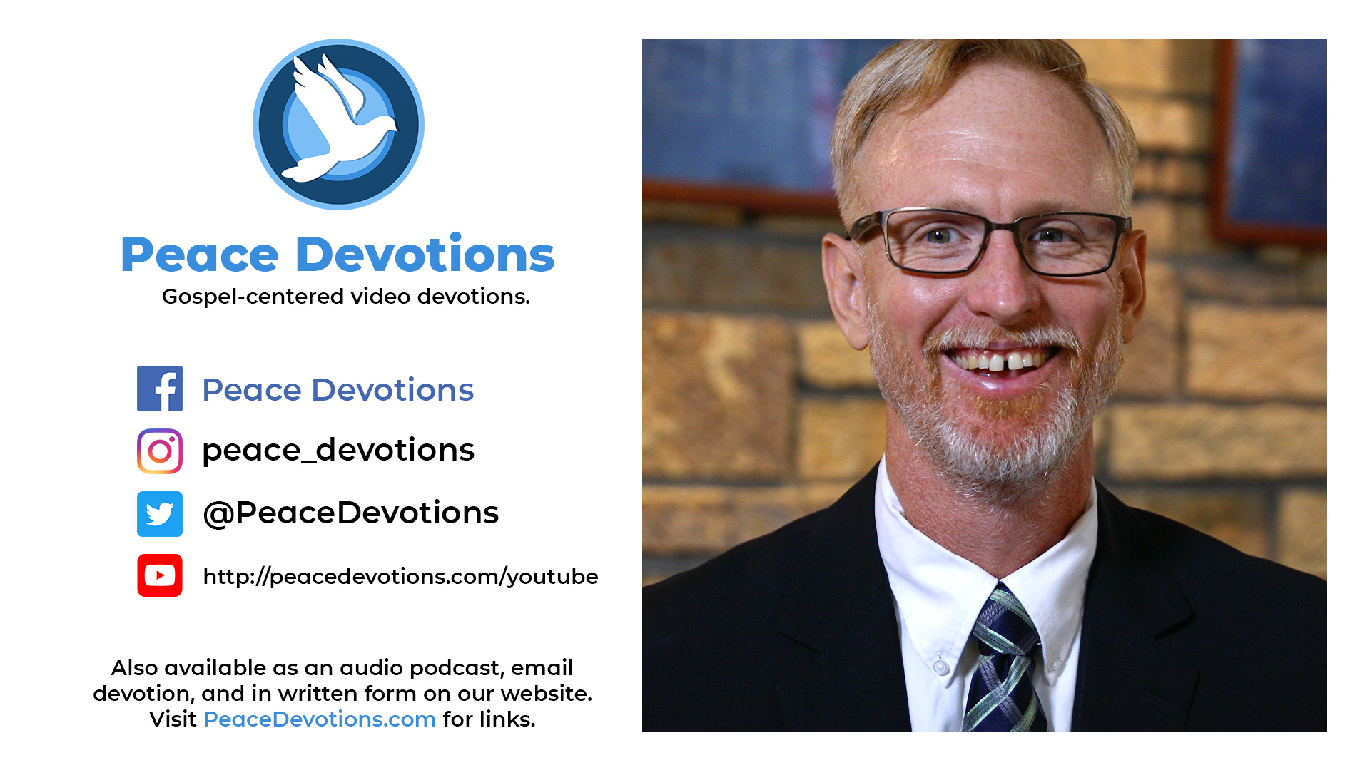 Connect & Follow – Peace Devotions